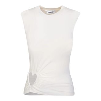 AMBUSH Elegantes Wei&szlig;es &auml;rmelloses Oberteil - - Tops - Damen - Wei&szlig; - L