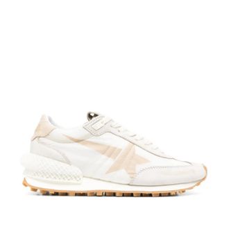 Golden Goose Marathon Sneakers Beige Sterne Druck - - Shoes - Damen - Beige - 36 EU