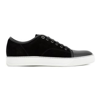 Lanvin Dbb1 Leder- und Wildleder-Sneakers - - Shoes - Herren - Schwarzk - 44 EU