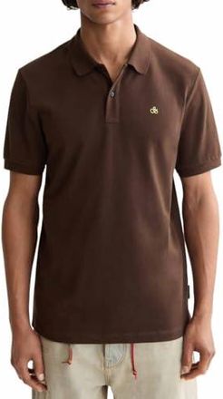 Scotch & Soda Polo avec Logo pour Homme, Demitasse, M