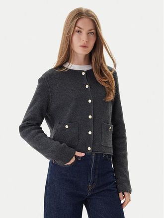 Tommy Hilfiger Strickjacke WW0WW46441 Grau Regular Fit