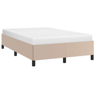vidaXL Cadre de lit sans matelas cappuccino 120x200 cm similicuir Vidaxl
