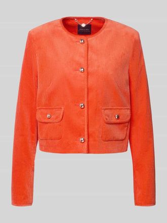 Marc Cain Regular Fit Kurzblazer aus reiner Baumwolle