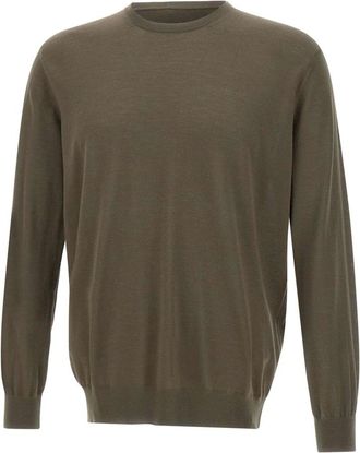 KANGRA Homme, Pulls, Brun, Taille: 3XL Pull en laine marron &agrave; col rond