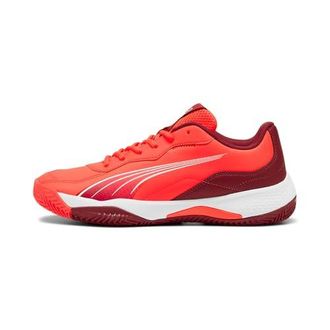 Puma Puma Chaussures de Tennis Nova Smash Unisexes, Glowing Red Dark Crimson Puma White, 43 EU