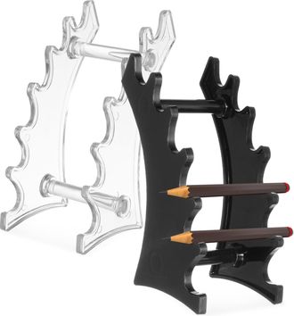 Angoily 2 Stück Stifthalter Schreibtisch Stift-display Stand Lagerung Halterung Stifte Halter Tischdeckenklammern Aufbewahrungsregal Anzeige Stiftorganisator 