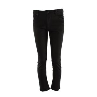 Armani Schwarze Slim Fit Hose - - Trousers - Herren - Schwarzk - W32 L32