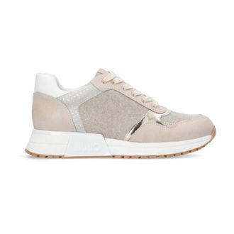 Liu Jo Metallic Kiss Sneakers All Over Logo - - Shoes - Damen - Rosa - 39 EU