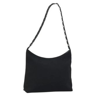 Ferragamo Pre-owned Nylon Schultertasche - - Pre-owned - Damen - Schwarzk - ONE SIZE
