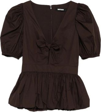 Rotate Puff-sleeve Top