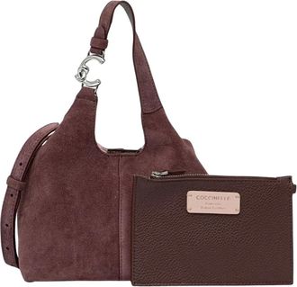 Coccinelle Kleine Wildleder-Umh&auml;ngetasche - - Bags - Damen - Braun - ONE SIZE