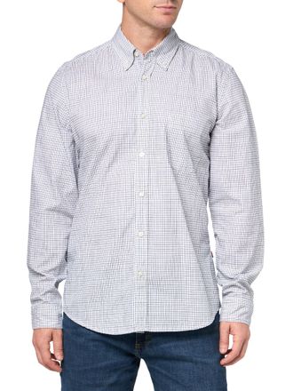 BOSS Rickert Oxford-Hemd für Herren, langärmelig, Natürlich, L