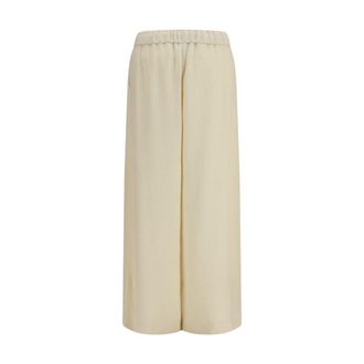 Gabriela Hearst Womens Beige Alpaca Vicugna Pacos Casual Pants