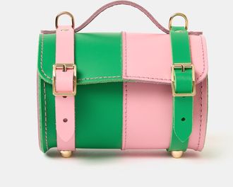 The Cambridge Satchel Company The Micro Bowls Bag - Wicked Green and Popular Pink