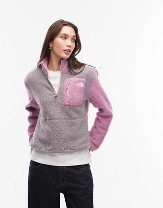 The North Face Yumiori - Polaire &agrave; col zipp&eacute; - Gris