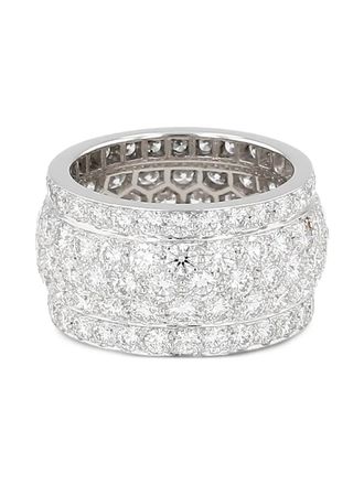 Cartier 2012 Wei&szlig;goldring mit Diamanten - Silber