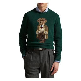 Polo Ralph Lauren Homme, Pulls, Vert, Taille: L Charles Bear Pullover