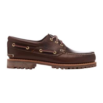 Timberland Homme, Chaussures, Brun, Taille: 41 1/2 EU Authentic 3-Eye Lug Boat Shoe