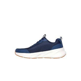 Skechers Edgeride RekzeSneaker f&uuml;r Herren, Marineblaues Netzgewebe, wei&szlig;er Rand, 42.5 EU