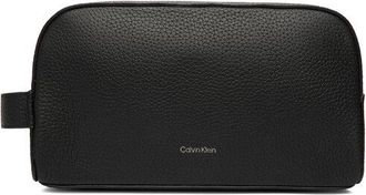Calvin Klein Kosmetiktasche Foil Emboss Dopp Kit LV04D1031G Schwarz