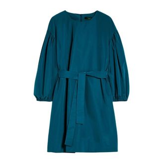 Max Mara Oversized Taft-Kurzkleid - - Dresses - Damen - Gr&uuml;n - 3XS
