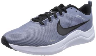 Nike Nike Herren Downshifter 12 Sneaker, Ashenschiefer/Black-Cobalt Bliss-White, 45.5 EU