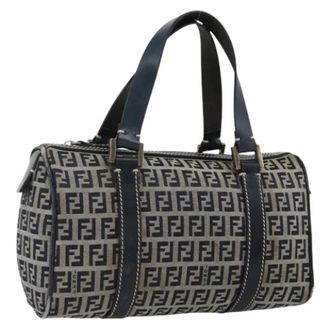 Fendi Pre-owned Toile sacs-fendi - Femme - Pre-owned - Bleu - Taille: ONE Size