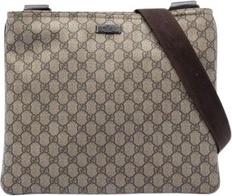 Gucci unisex, Pre-owned, Beige, Taille: ONE Size Sac bandouli&egrave;re vintage Pre-owned
