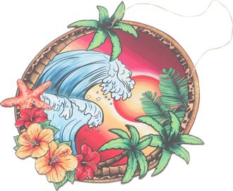 Artibetter Sommerliches Holz t&uuml;rschild Wetterfest mit Naturseil und Selbstklebendem Haken Dekoratives H&auml;ngendes Schild f&uuml;r Haus Garten Party und Strandhaus Langl