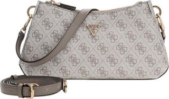 Guess Sac bandoulière Noelle II mini shoulder xbody dark taupe logo BS26GU13 BG967273 Dimensions du sac: PETIT