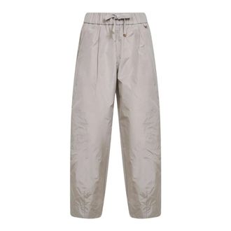 Herno Femme, Pantalons, Gris, Taille: 36 FR Wide Pantalons