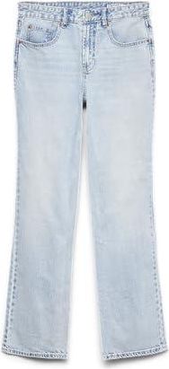 Vero Moda Droit Vmtessa HR Li339 GA, Bleu Jeans Clair, 30W / 32L Femme