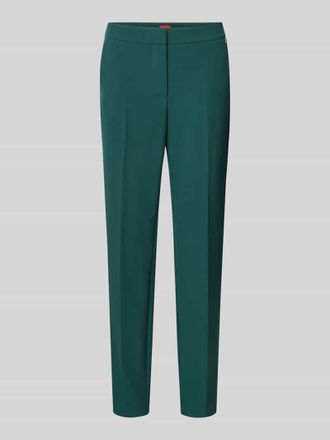 HUGO BOSS Slim Fit Anzughose mit B&uuml;gelfalten Modell HAGONIA