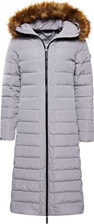 Superdry New Arctic Long Puffer A4-Padded, Colombe, 36 Femme
