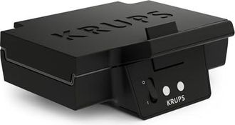 Krups FDK Iconic, Appareil &agrave; croque-monsieur, Design classique, Plaques antiadh&eacute;sives en c&eacute;ramique, Croques gourmands, Rangement vertical facile, FDK461