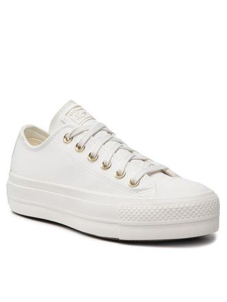 Converse Sneakers aus Stoff Ctas Lift Ox A02610C Wei&szlig;