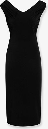 Dolce & Gabbana Fitted organzino cr&ecirc;pe dress - DOLCE & GABBANA - gender_Woman