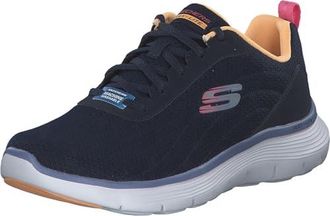 Skechers Flex Appeal 5.0 New Thrive pour Femme, Bordure en Maille Bleu Marine, 38.5 EU