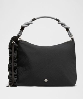 lululemon Sac à bandoulière froncé convertible 6,5L - Noir/Gris