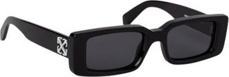 Off-white unisex, Accessoires, Noir, Taille: 50 MM Arthur Lunettes de soleil