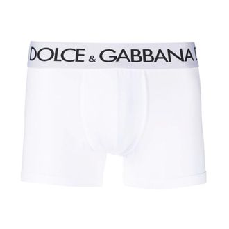 Dolce & Gabbana Homme, Sous-v&ecirc;tements, Blanc, Taille: S Boxer Regular