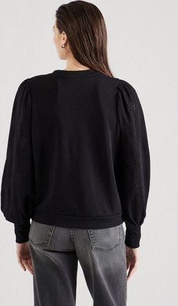Only Sweatshirt ONLFemme (1-tlg) Stickerei