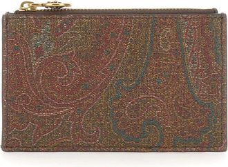 Etro Femme, Accessoires, Multicolore, Taille: ONE Size Porte-cartes Paisley