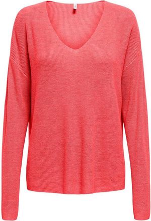 Only Strickpullover ONLLECIA LIFE LS LOOSE V-NECK CC KNT
