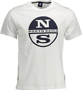 North Sails Mens regular T-shirt with printed logo - Size XL
