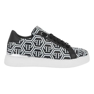 Philipp Plein Baskets basses en cuir nappa avec grand monogramme - unisex - Chaussures - Multicolore - Taille: 43 EU