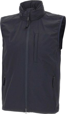 Aspesi Homme, Vestes, Bleu, Taille: XL Gilet en nylon avec fermeture &eacute;clair &agrave; double sens