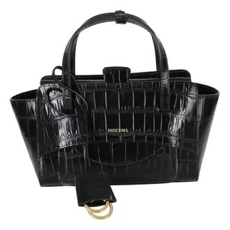 Hidesins Femme, Sacs, Noir, Taille: ONE Size Petit Sac &agrave; Rabat