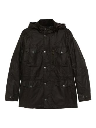 Barbour veste Sapper à effet ciré - Marron