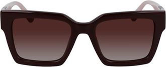 Karl Lagerfeld KL6057S, Lunettes de soleil Femme, BURGUNDY, 52